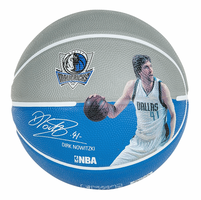 Balón NBA James Dirk Nowitzki Dallas - manelsanchez.com
