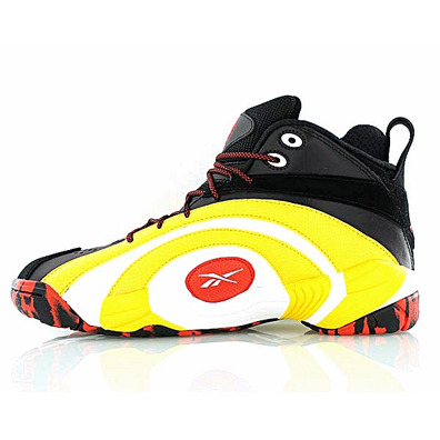 Reebok Shaqnosis OG "Men in Black" (negro/blanco/amarillo/rojo)