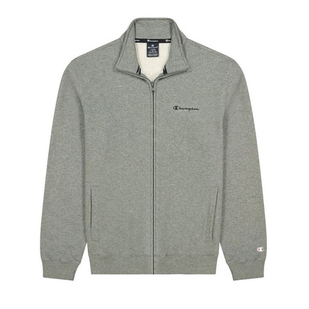 Champion Authentic Classic Logo Full Zip Sweatshirt (dark grey)