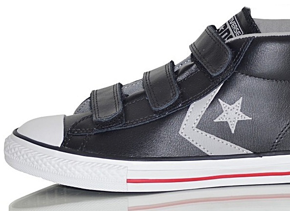Converse All Star Player Mid Niño (negro) - manelsanchez.com