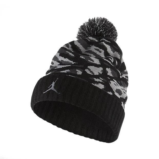 Jordan Pom Beanie Camo (010/negro/gris) - manelsanchez.com