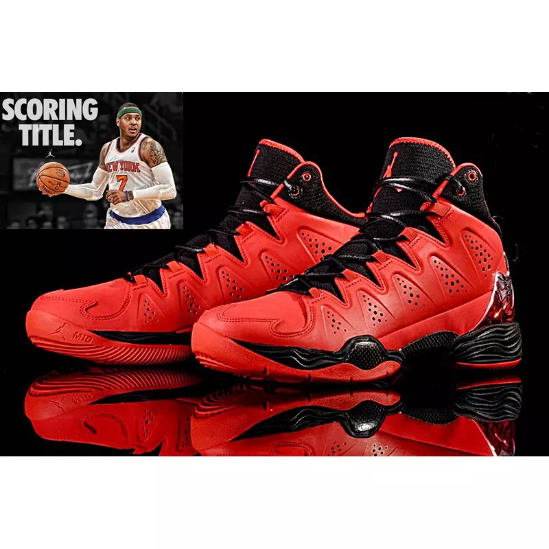 Jordan Melo M10 "Fire Red" (601/rojo fuego/negro/plata)