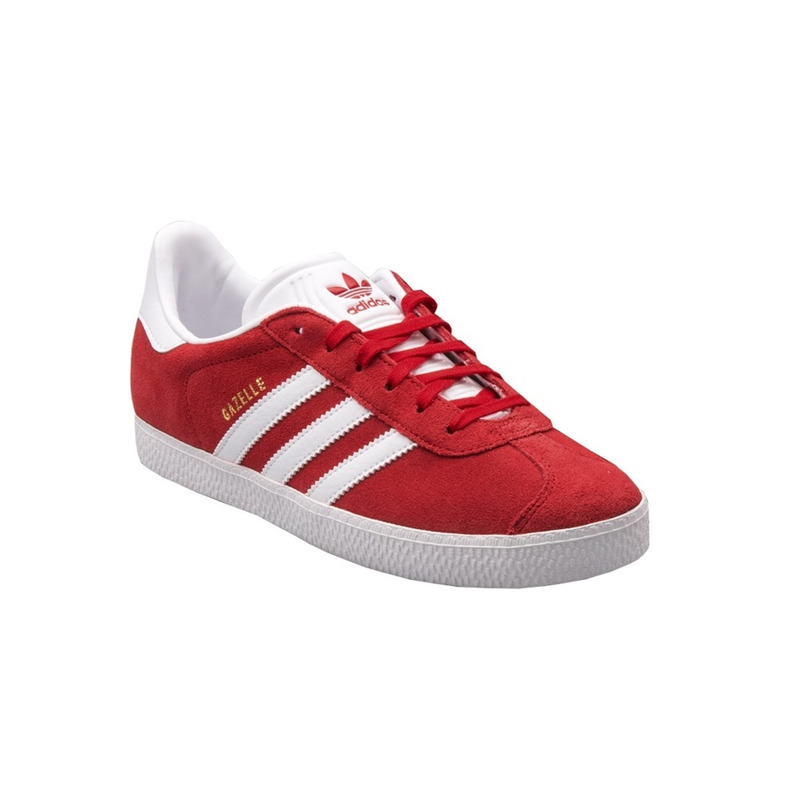 Adidas Originals Gazelle J (Scarlet/White/Gold metallic)