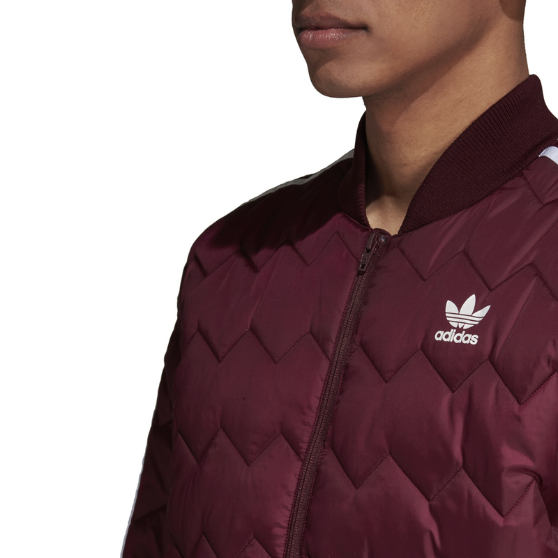 Adidas Originals SST Quilted Jacket (Maroon)