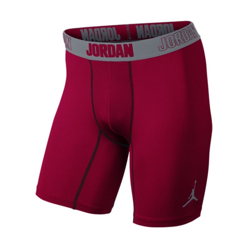 Air Jordan All Season Compression 6" Shorts (687/gym red/cool gr
