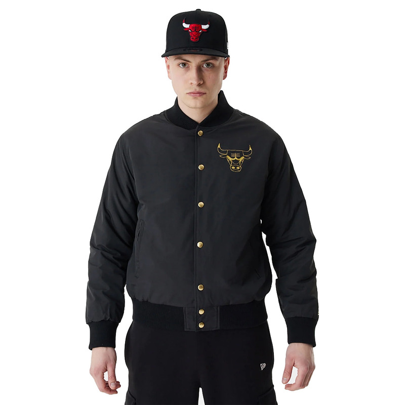 New Era NBA Chicago Bulls Team Script Bomber Jacket
