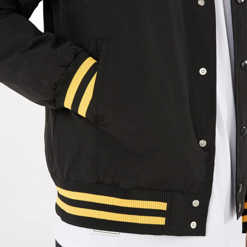 New Era NBA L.A Lakers Patch Logo Bomber Jacket "Black"