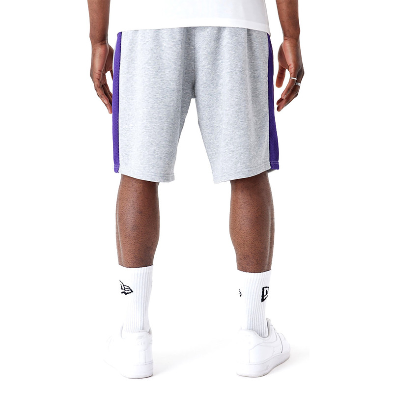 New Era NBA LA Lakers Mesh Panel Oversized Shorts