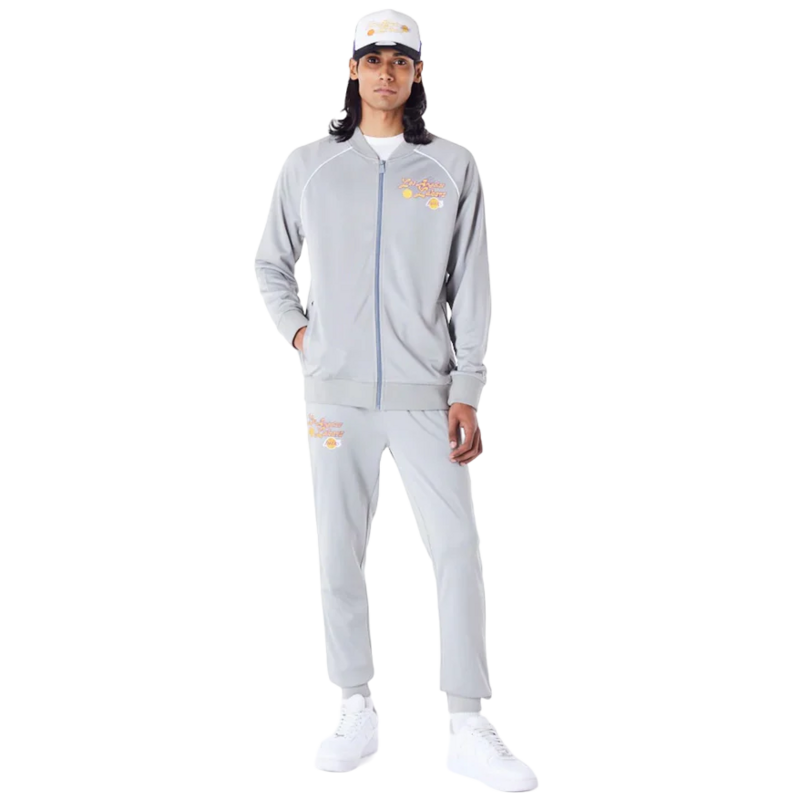 New Era NBA LA Lakers Script Track Jacket - manelsanchez.com