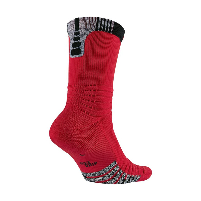 Nike Grip Versatility Crew Basketball Socks (658/university red/