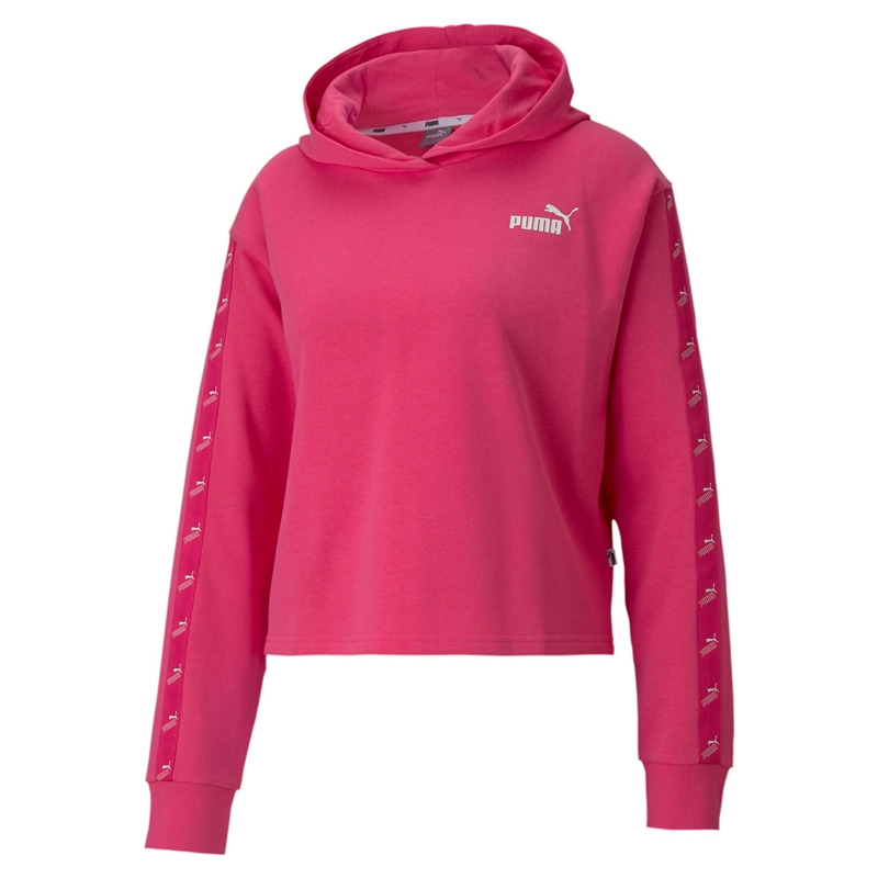 Puma Amplified Cropped Hoodie (pink) - manelsanchez.com