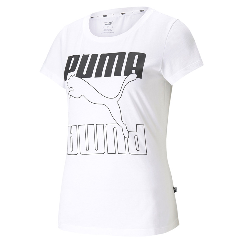 Puma Rebel Graphic Tee (white/black) - manelsanchez.com