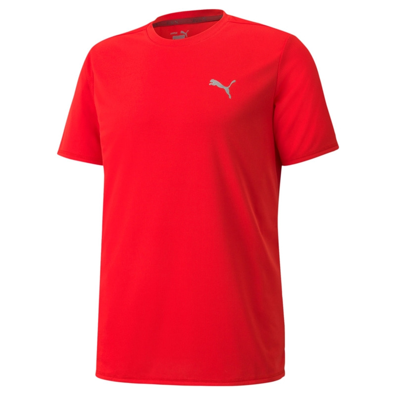Puma Run Favorite SS Tee (Intense red) - manelsanchez.com