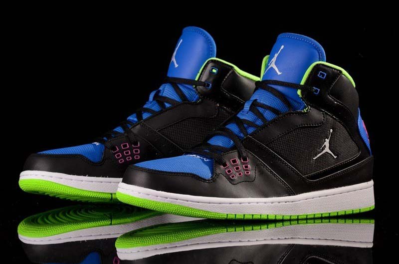 Jordan 1 Flight "Flash Lime" (057/negro/azul/lima)