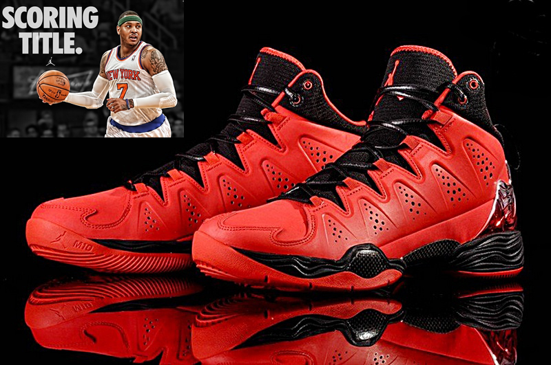 Jordan Melo M10 "Fire Red" (601/rojo fuego/negro/plata)