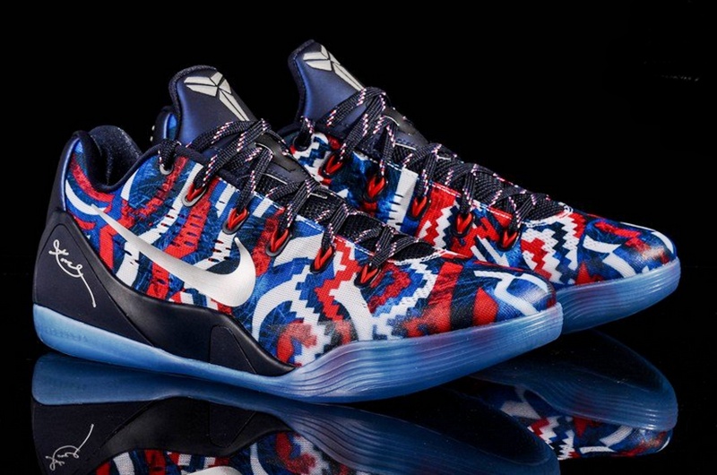 Kobe 9 EM "Independence Day" (104/blanco/navy/azul/rojo)