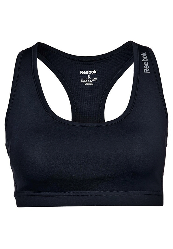 Reebok Spor Esential Short Bra Top (Negro)
