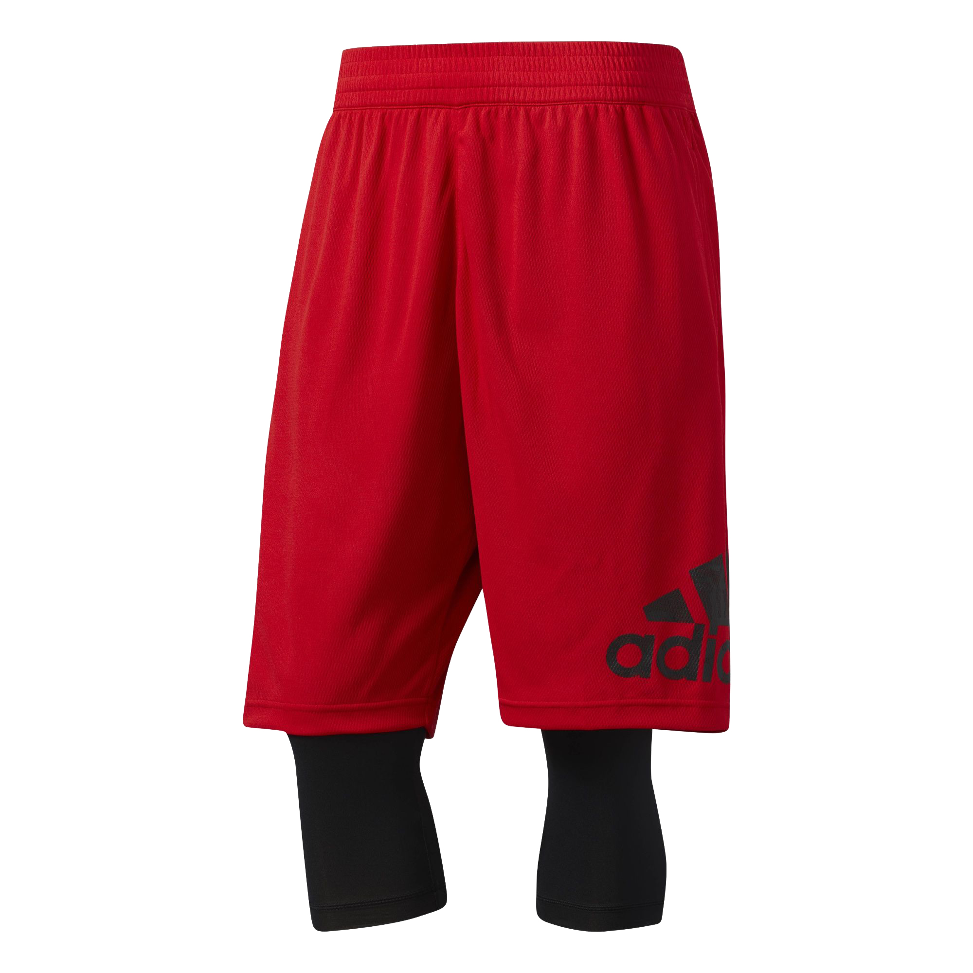 Adidas Dame Foundation Two-in-One Shorts Scarlet