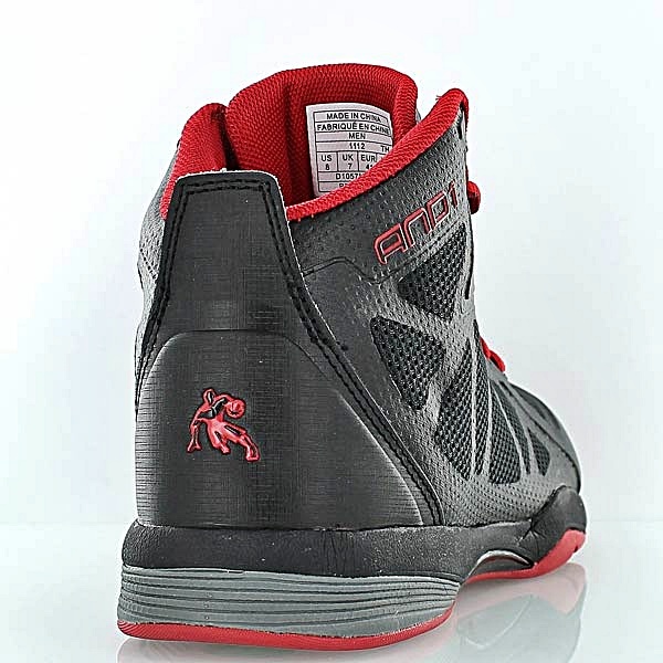And1 Beast Mid (negro/rojo) - manelsanchez.com