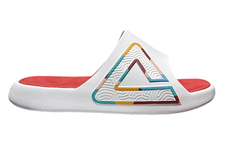 Chanclas Peak Taichi Slippers "White Red" - manelsanchez.com