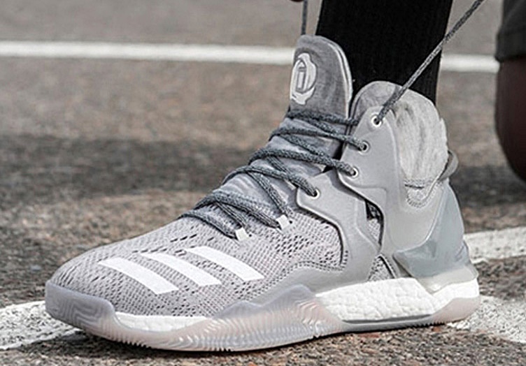 Adidas D Rose 7 "Grey Heather" (medium grey/white/solid grey)