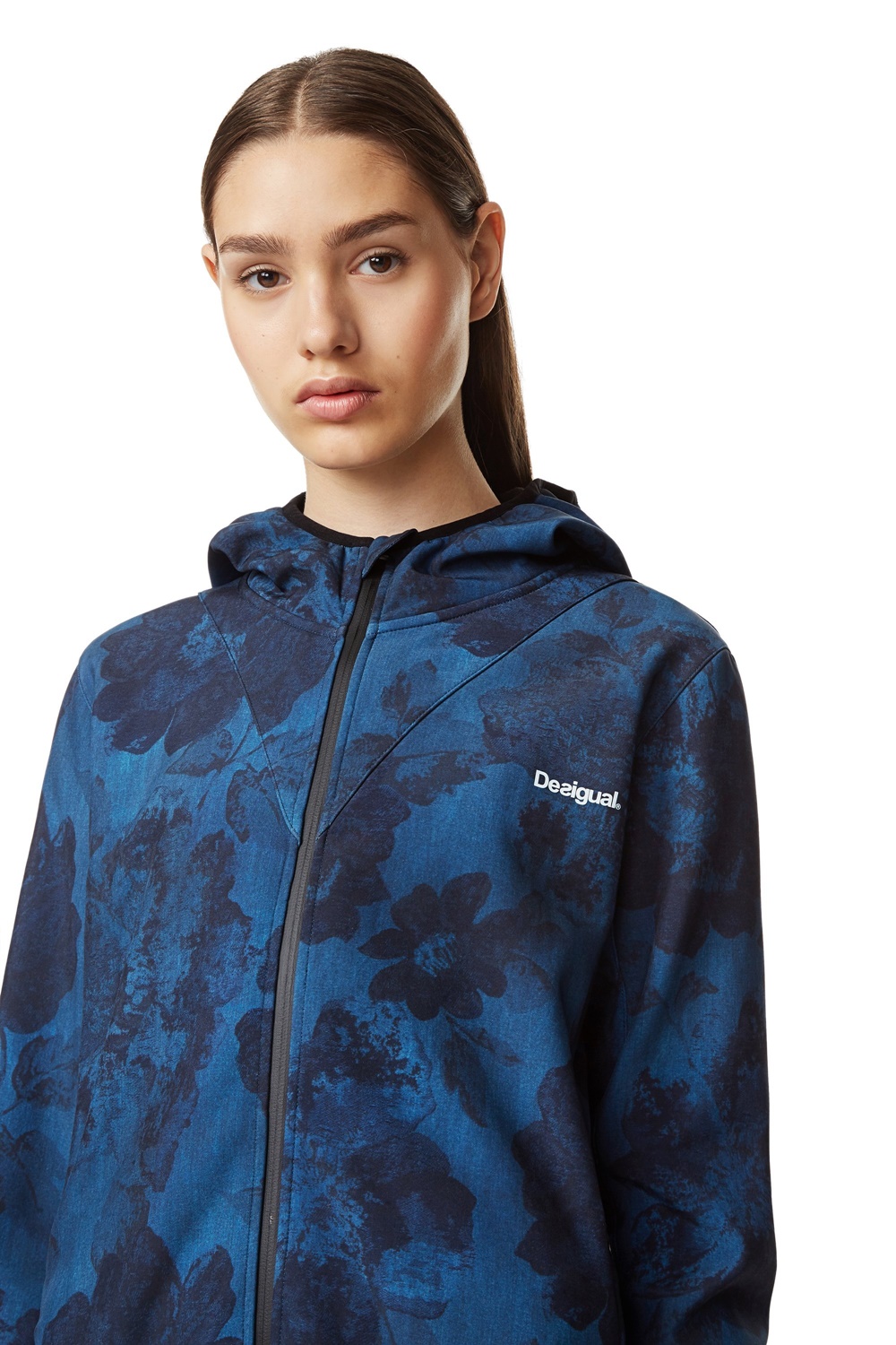 Desigual Jacket Soft Shell Dark Denim - manelsanchez.com