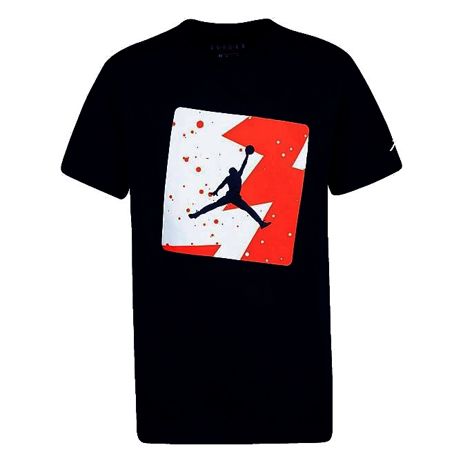 Jordan Kids Poolside Box Logo T-Shirt (black)