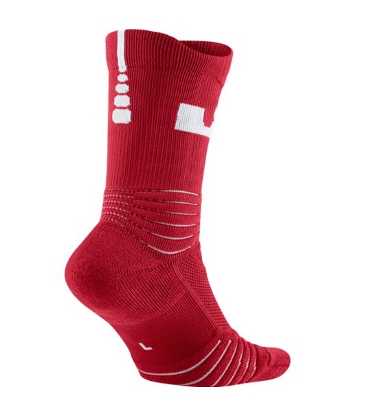 LeBron Elite Versatility Crew Sock (657/team red/white)