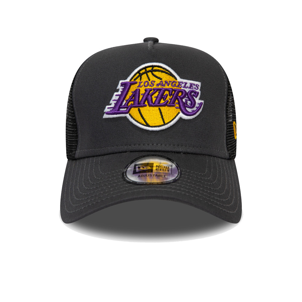 New Era NBA L.A Lakers Dark Base Team 9FORTY A-Frame Trucker Cap