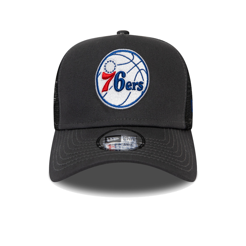 New Era NBA Philadelphia 76ERS Dark Base Team 9FORTY Trucker Cap