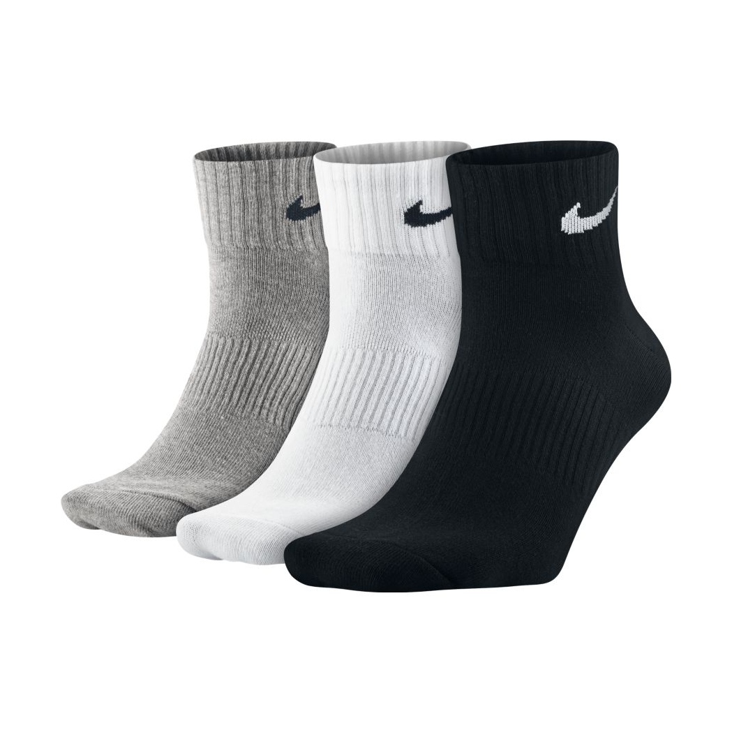 Nike Performance Lightweight Quarter Training Sock 3p (901/black Nike Performance Lightweight Quarter Training Sock 3p (901/black