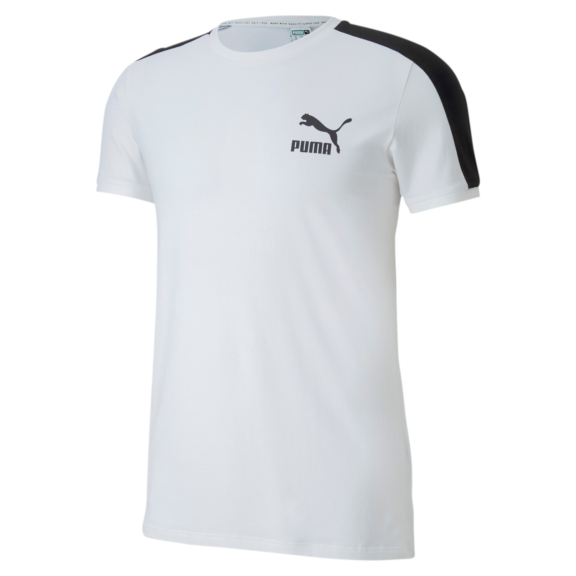 Puma Iconic T7 Slim Tee (white) - manelsanchez.com