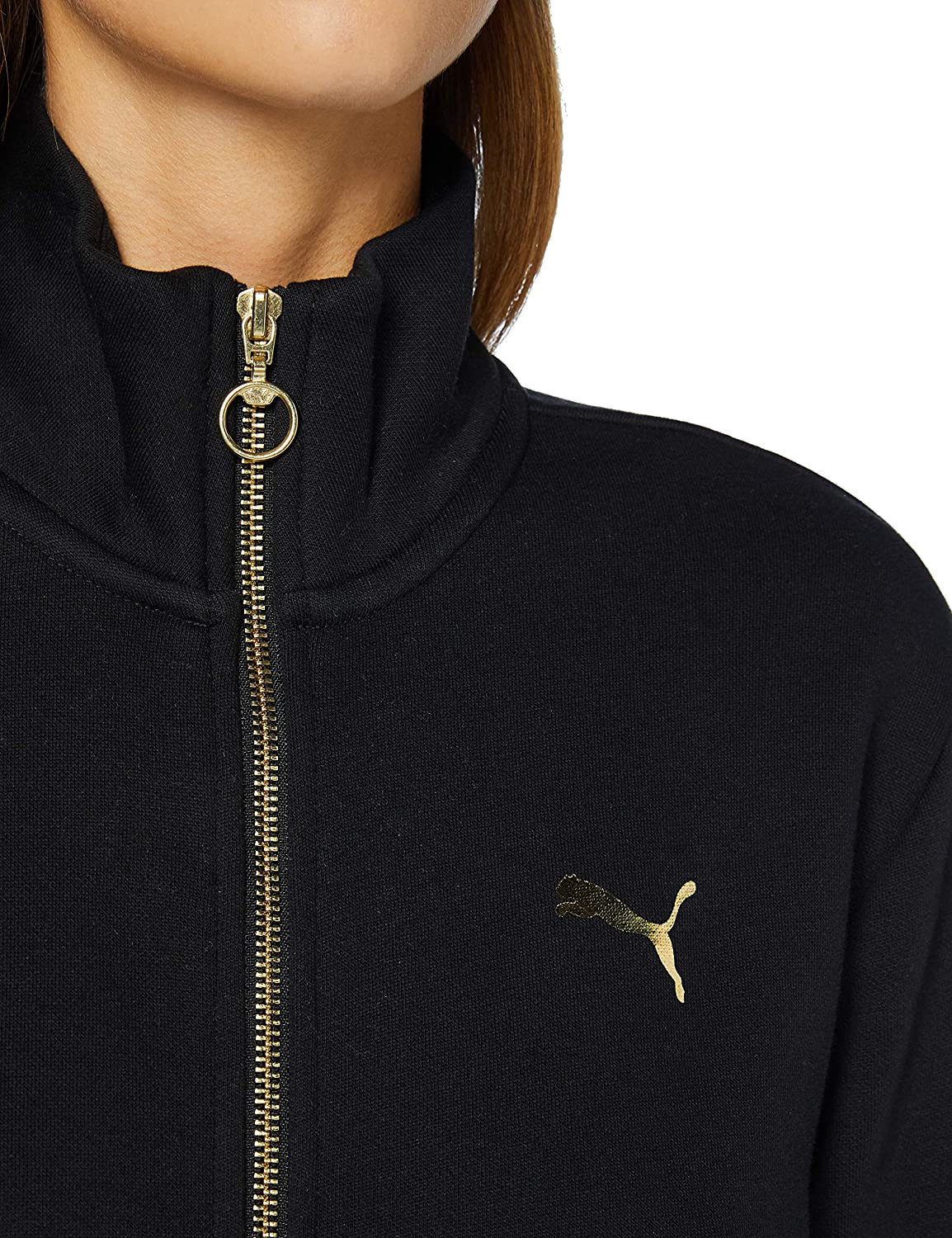 Puma Ws Sweat Suit FL (black/gold) - manelsanchez.com