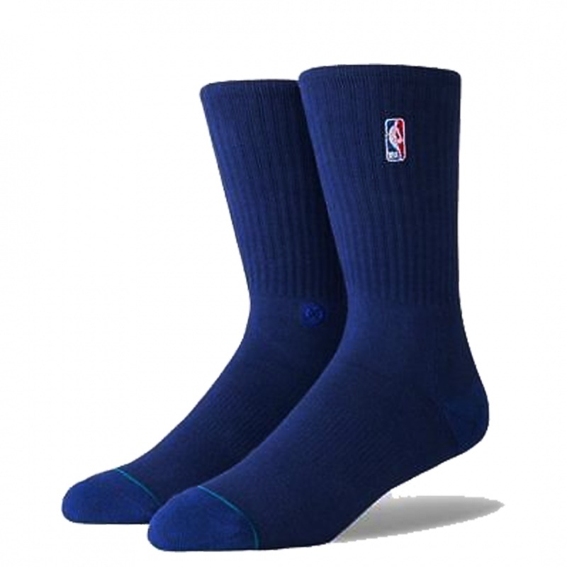 Stance NBA Logoman Crew II Socks (navy) - manelsanchez.com