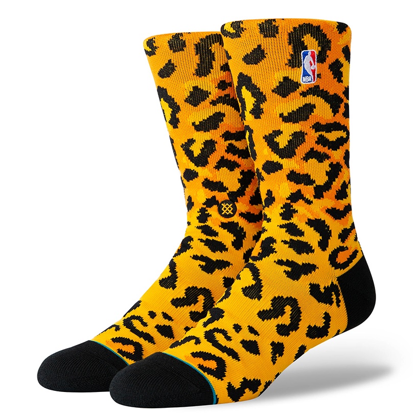 Stance NBA Logoman Leopard Socks - manelsanchez.com