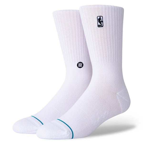 Stance NBA Logoman ST Socks (white) - manelsanchez.com